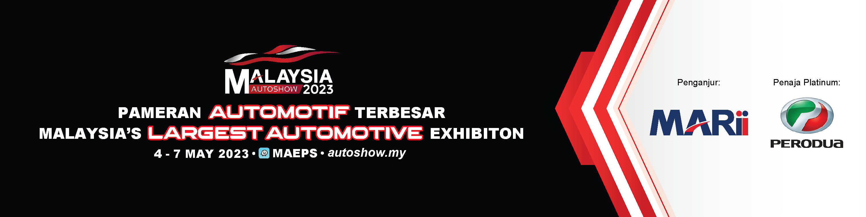Maeps Logo Malaysia Autoshow (May 2024), Serdang, Malaysia